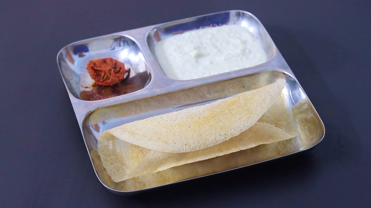 Crispy Little Millet Dosa Recipe - How To Make Sama Rice Dosa - Millet ...