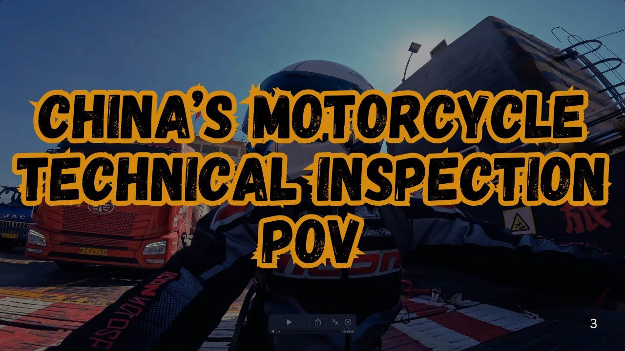 China's Motorcycle Technical Inspection: This is How it's Done! - YouTube