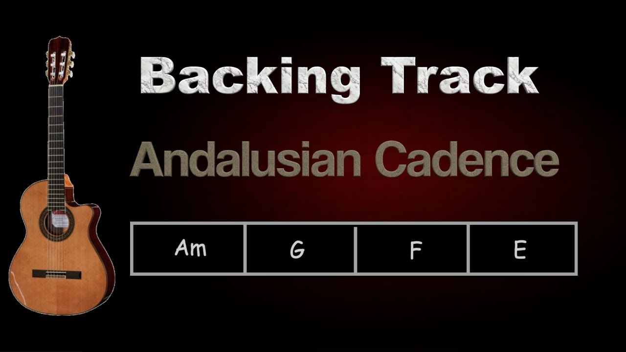 Andalusian cadence. Acoustic guitar backing track. - YouTube
