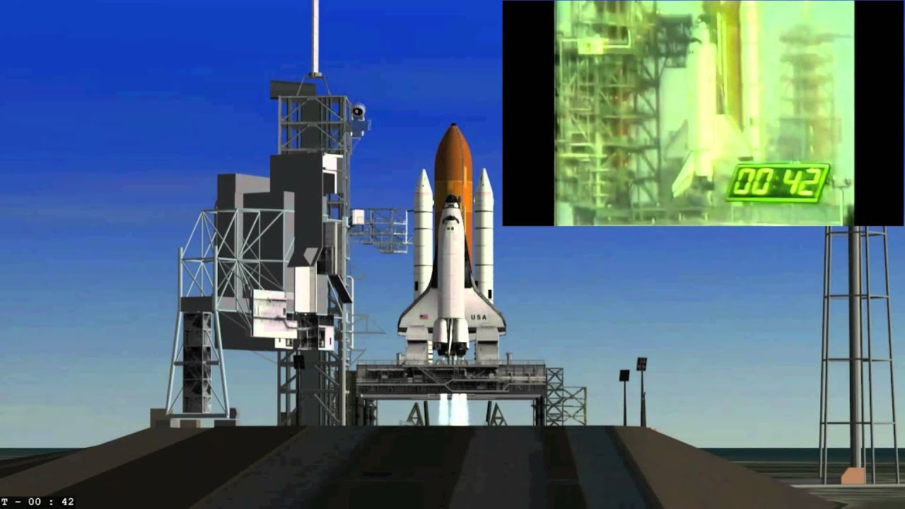 Orbiter 2010 - STS-5 Launch ABC Coverage vs Simulation (Columbia) - YouTube