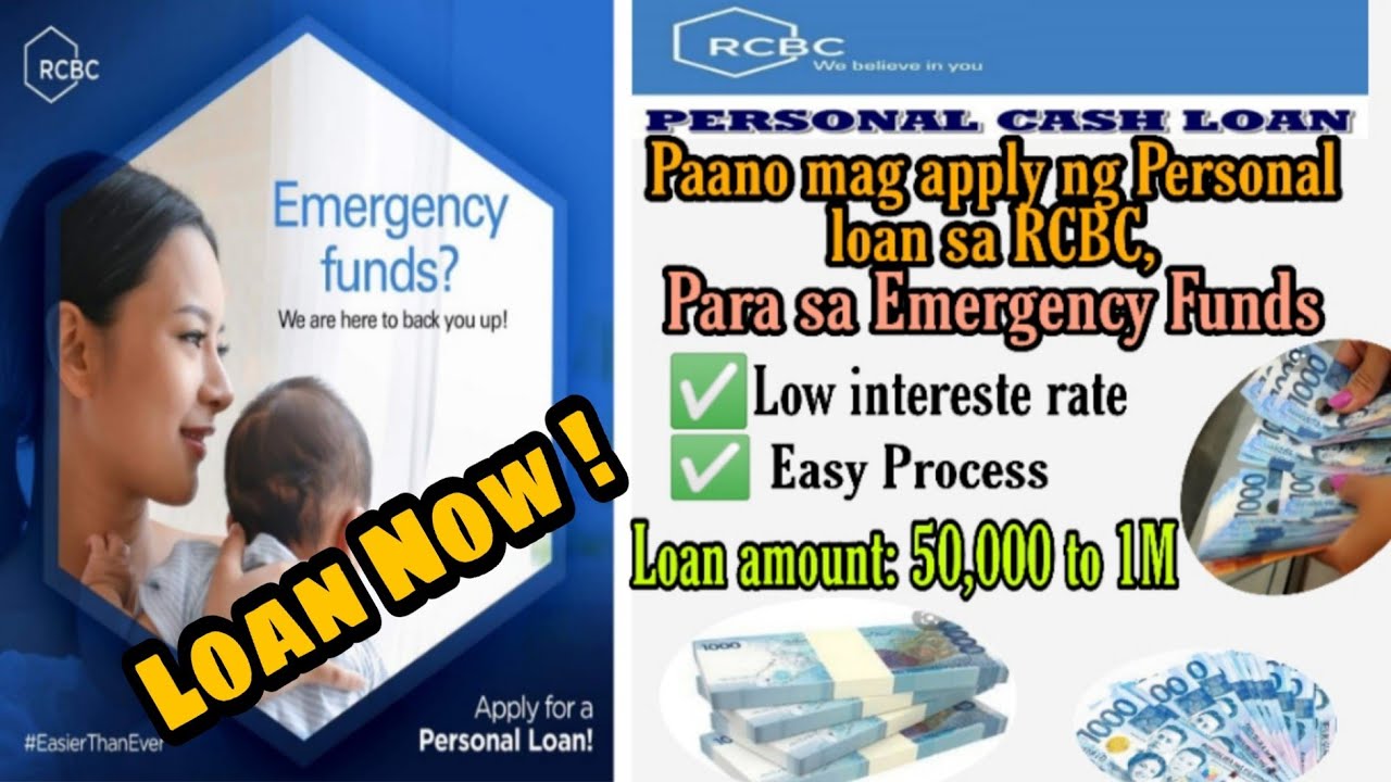 Paano Mag LOAN Sa RCBC Bank 3 5 Banking Days Processing Time What