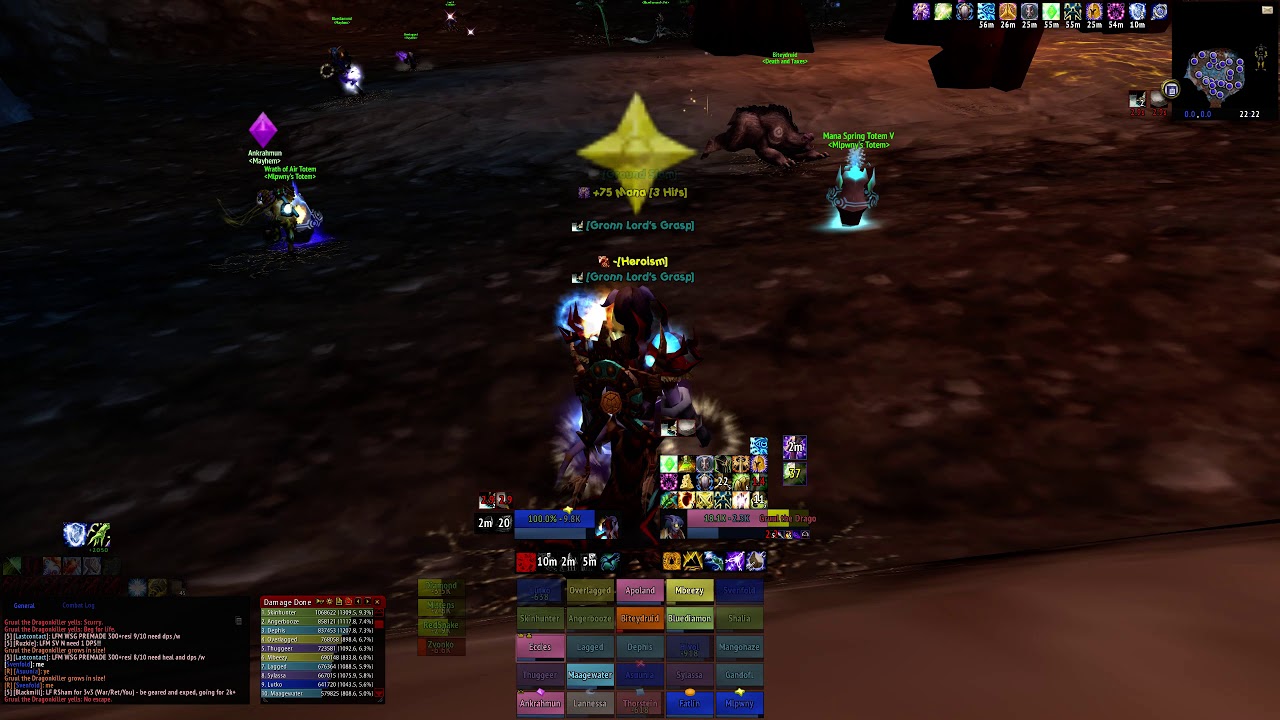 Gruul - T4 Grull's Lair (Restoration Shaman PoV) | Endless WoW TBC ...