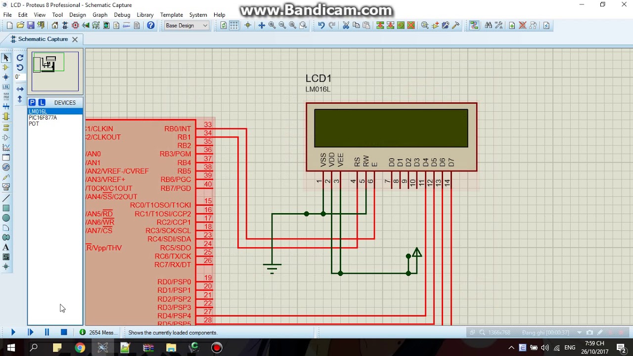 LCD 1602 playing - YouTube
