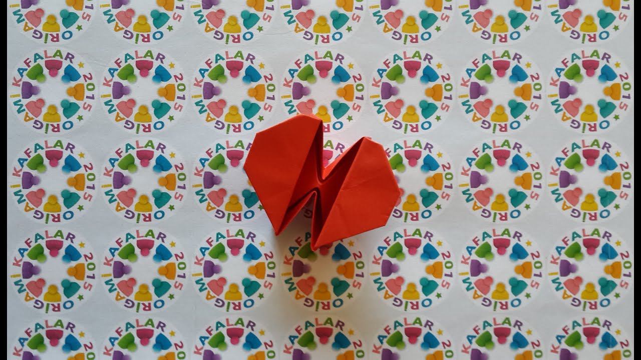 Origami Kalpli Kutu (Origami Heart Box) - YouTube