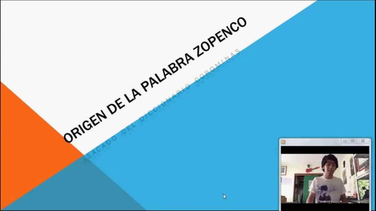 Origen palabra zopenco - YouTube