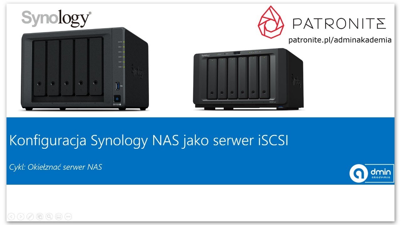 Konfiguracja Synology NAS jako serwer iSCSI - YouTube