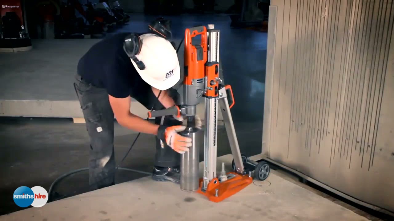Husqvarna Diamond Core Drill - YouTube