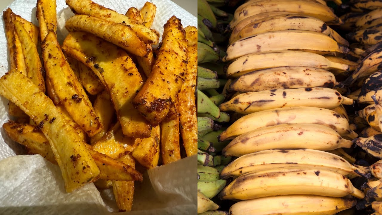 Sweet Plantain French Fries – Crispy, Golden, and Delicious! - YouTube