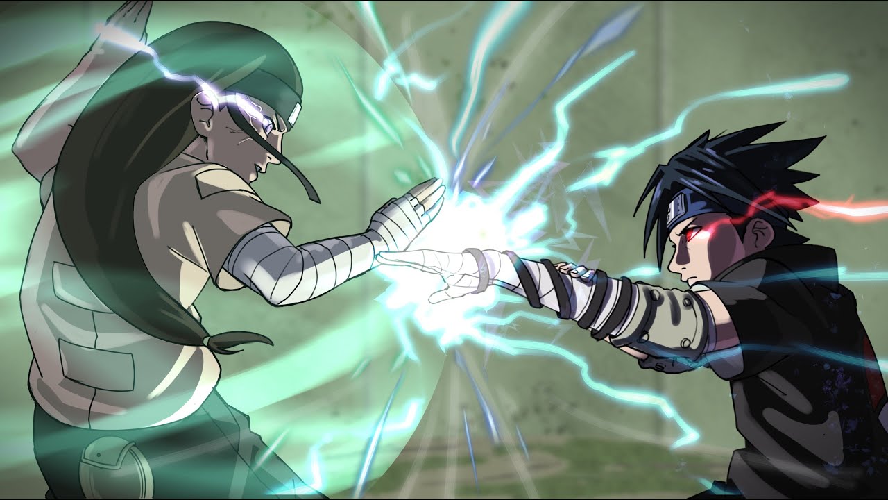Sasuke vs Neji | Battle of Prodigies - YouTube