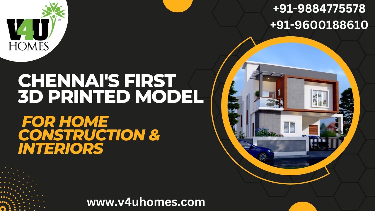 First Construction Company in Chennai to use 3D Printing Technology for ...