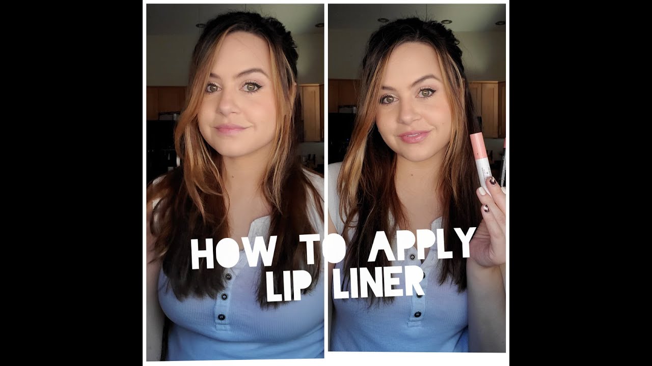 How to apply subtle LIP LINER!! - YouTube