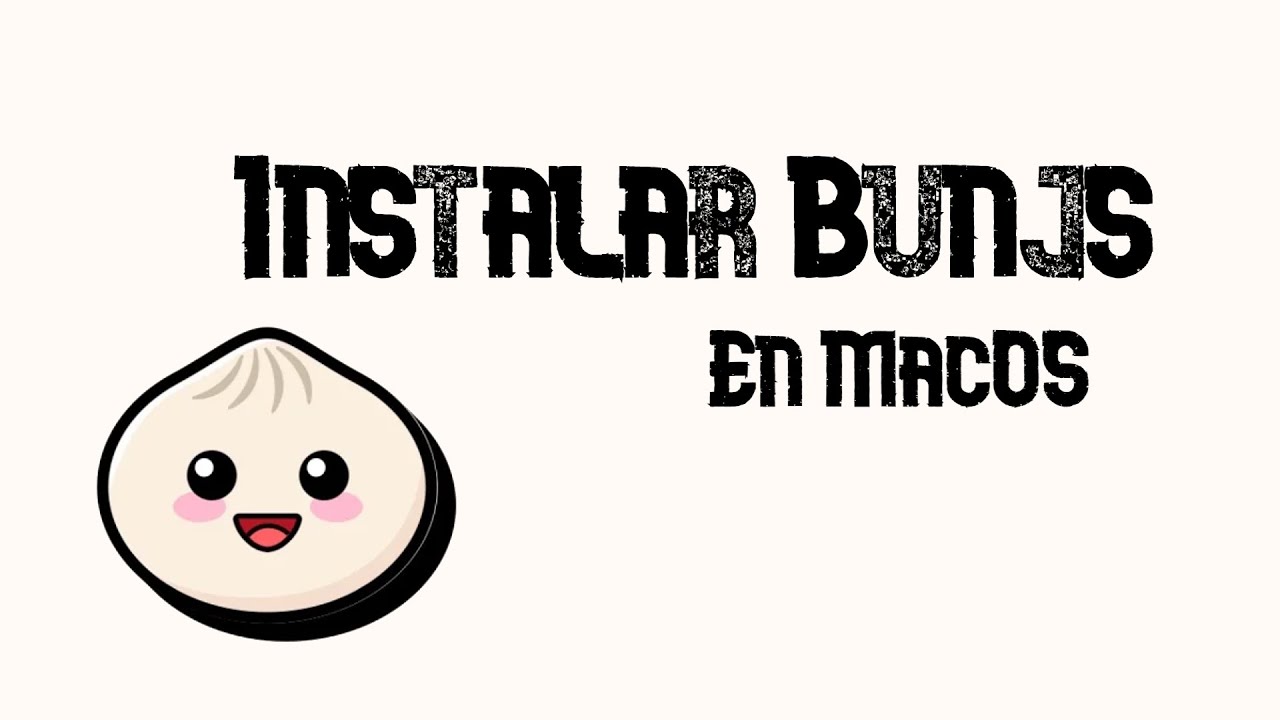 Instalar BunJS en MacOS de una manera facil con homebrew - YouTube
