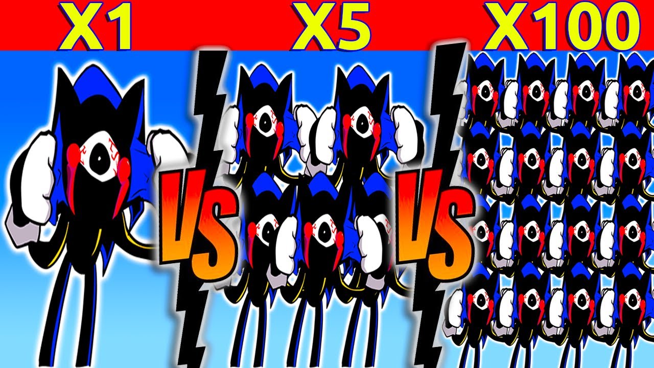 FNF Character Test | Gameplay VS Playground A LOT OF Sonic Cyclops FNF ...