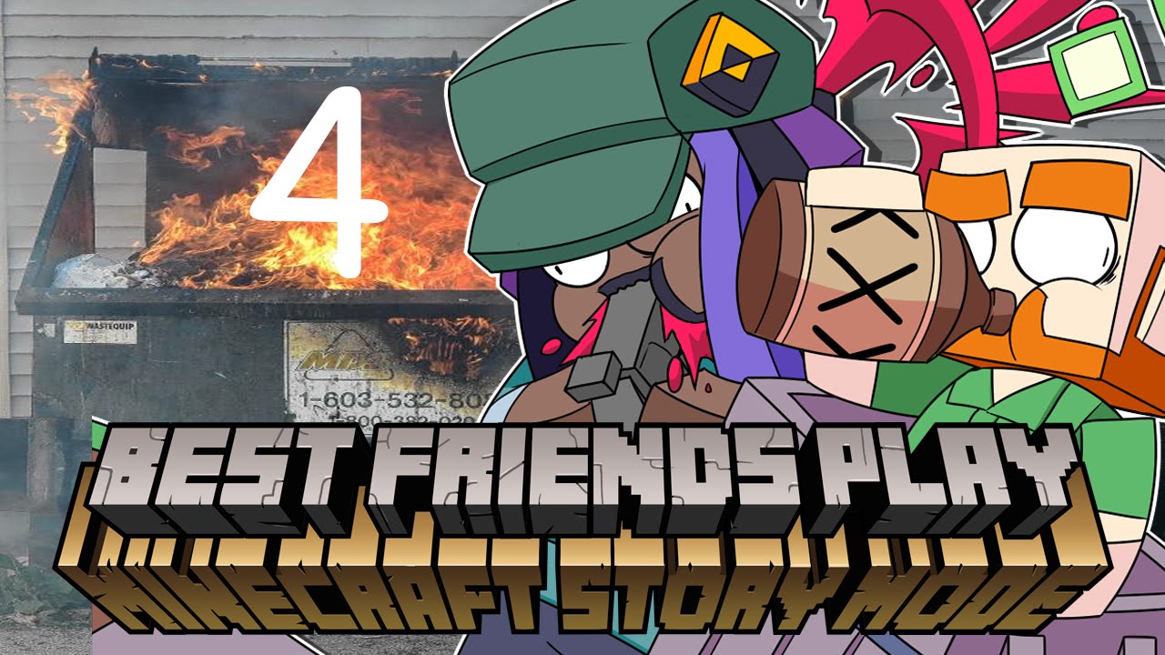 Best Friends Play Minecraft Story Mode (Part 4) - YouTube