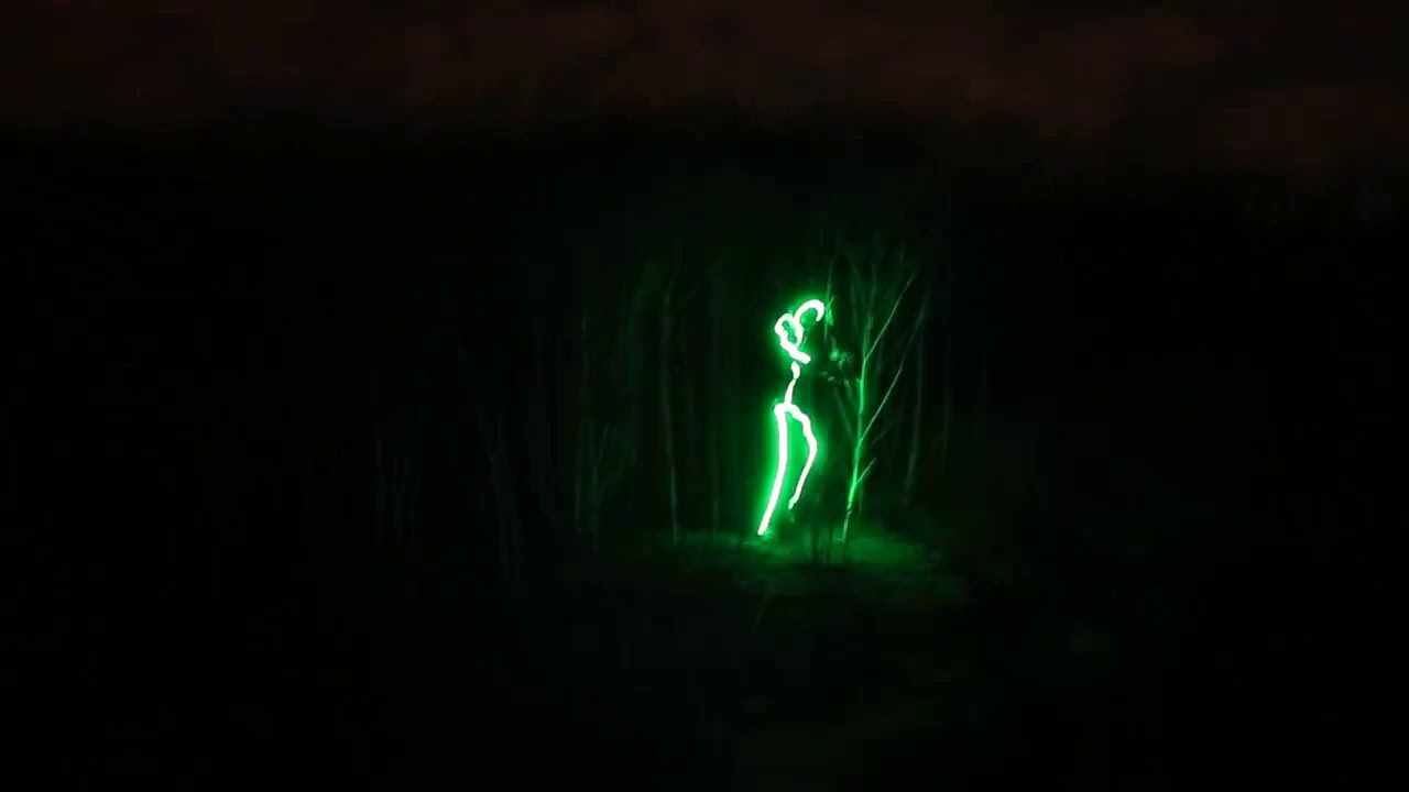 stick figure in the forest original - YouTube
