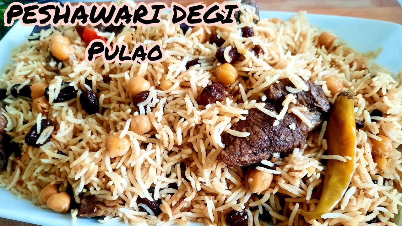 Peshawari Channa Mewa Pulao | Degi Pulao Peshawari Style #ramdan2022 ...