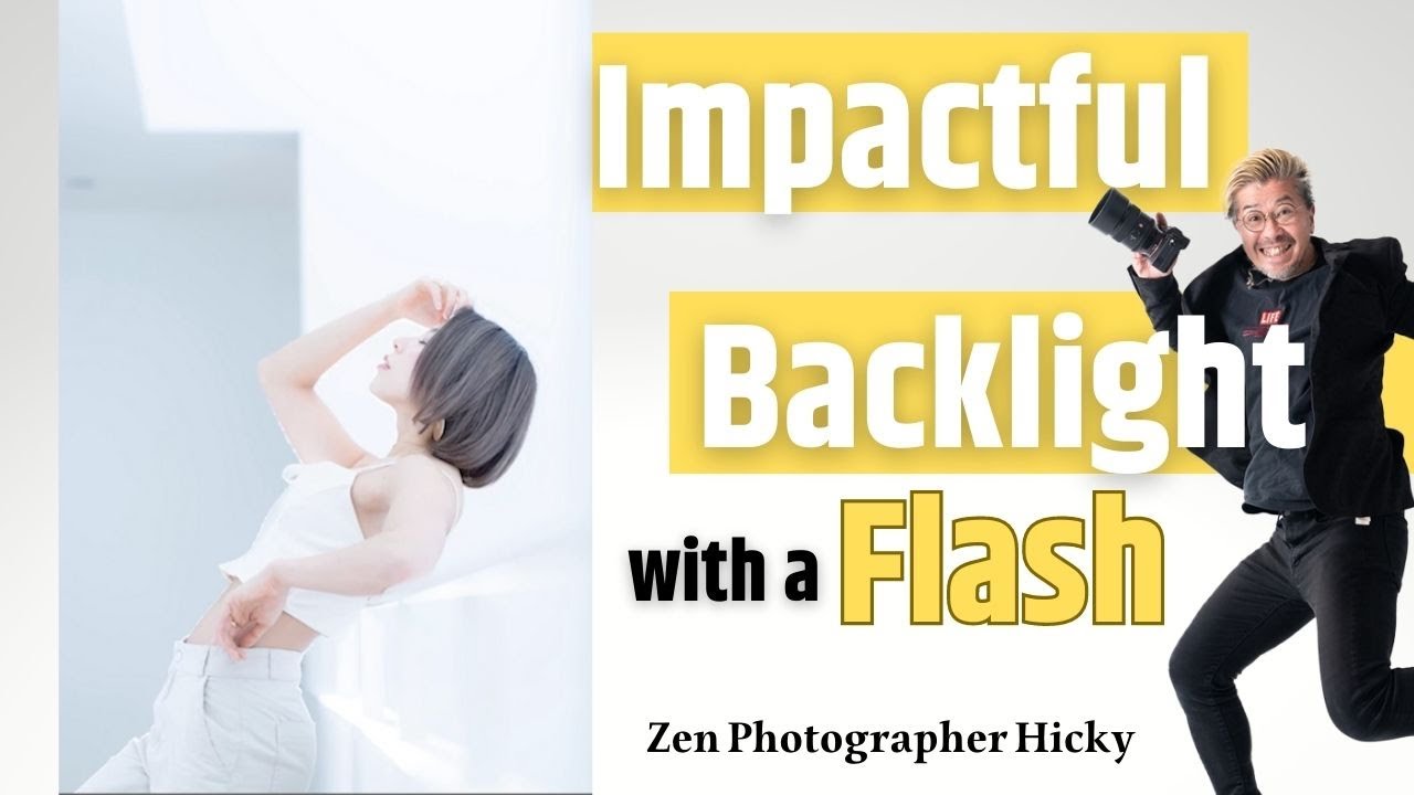 【Portrait Photography】How to make an Impactful Backlight with a Flash ...