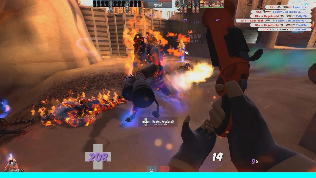 Team Fortress 2 Pyro Gameplay tf2 - YouTube