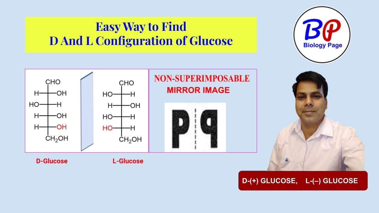 Easy way to find D and L configuration of glucose | D and L notation of ...
