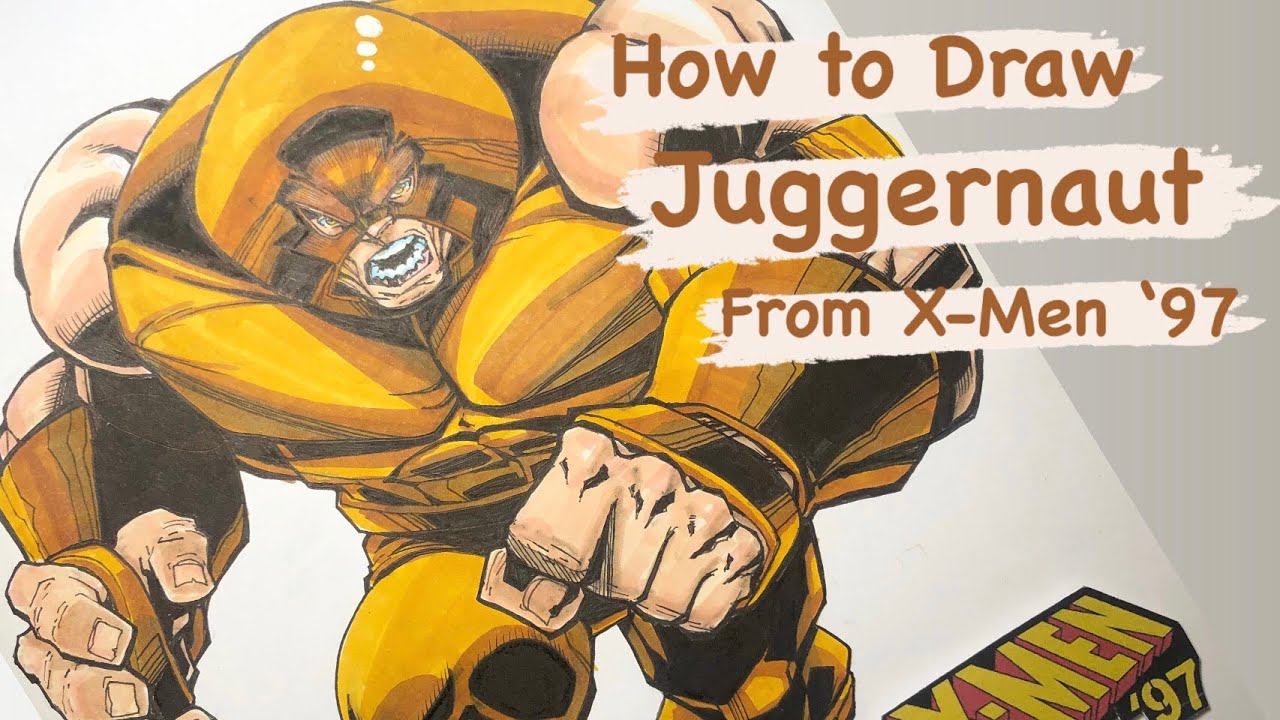 How to Draw Juggernaut From X-Men ‘97 - YouTube