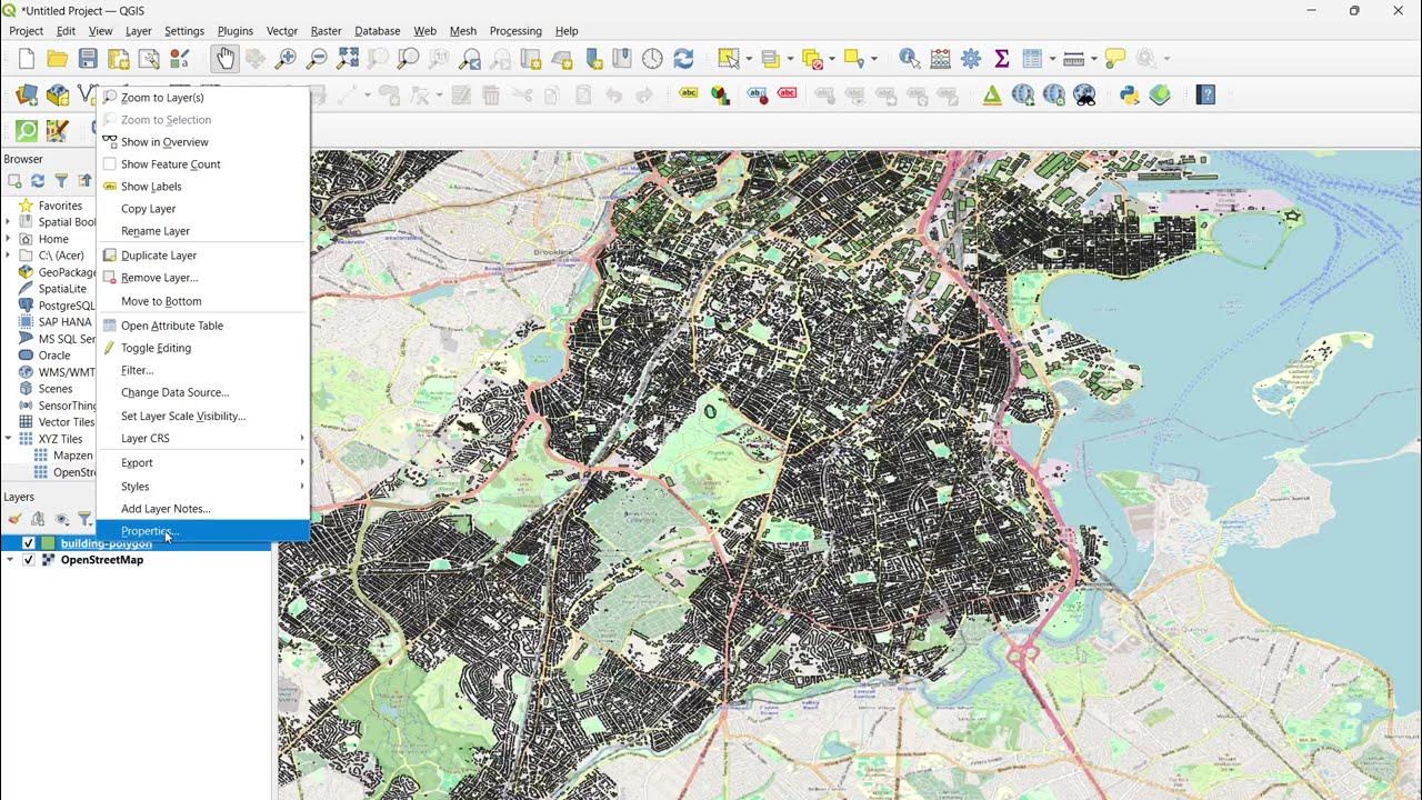 How to Add a Shapefile in QGIS | Quick & Easy Tutorial for Beginners - YouTube