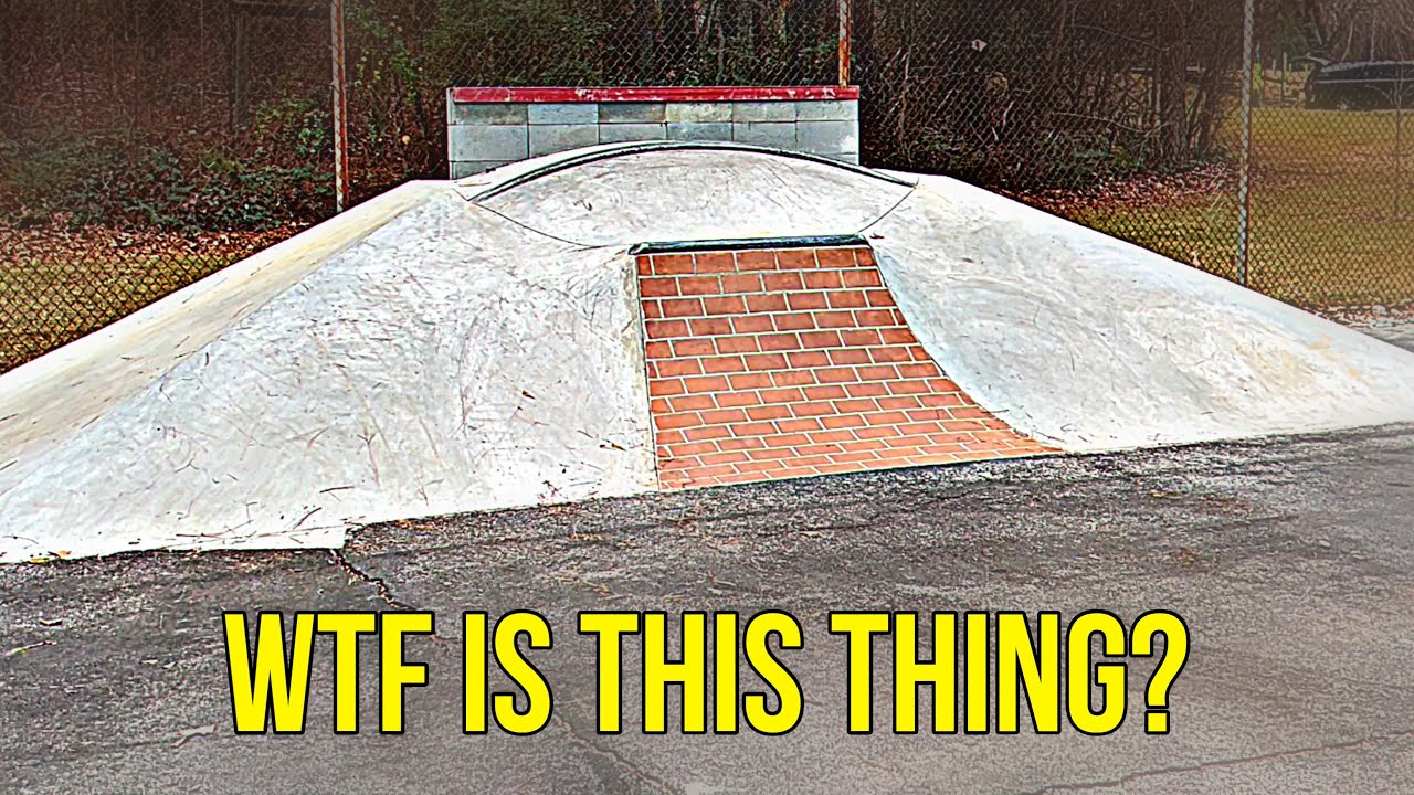 Most Unique Skatepark Obstacle I’ve Ever Seen - YouTube