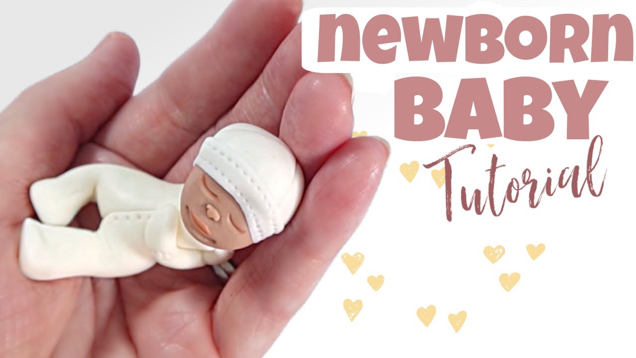 Fondant baby cake topper | How to make a fondant baby 👶🏼 - YouTube