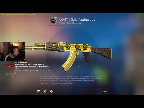 My "AK-47 | Gold Arabesque" Craft Clap Clap - YouTube