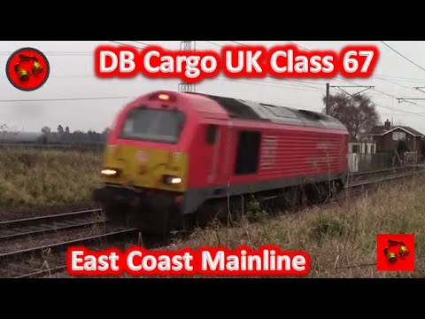 DB Cargo UK Class 67 (Light Engine Move) - YouTube
