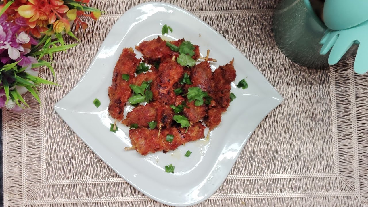 Chicken Red Tikka Stick recipe by Bismillah Kitchen. - YouTube