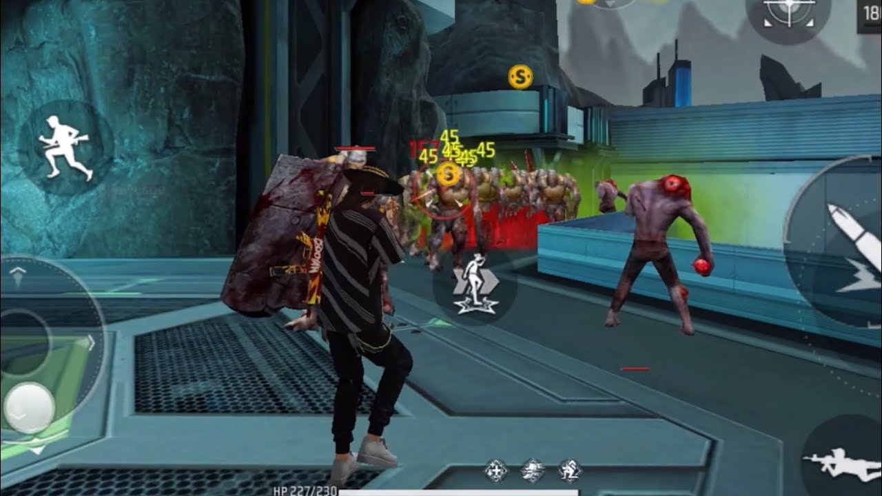 ZOMBIE HUNT: Dragontech Center HARD | Garena Free Fire Full Gameplay ...