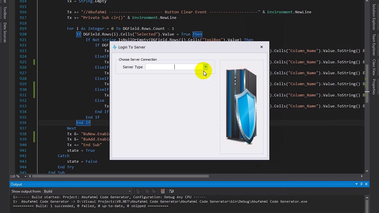 CodeGenerator Lesson19 VbEvent Clear&Browse&ProcedureSelect - YouTube