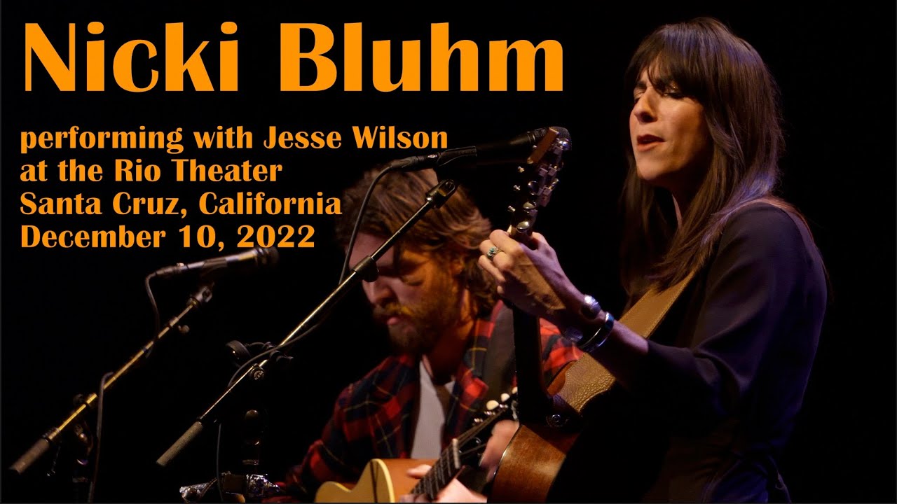 Nicki Bluhm performing with Jesse Wilson at the Rio Theater, Santa Cruz ...