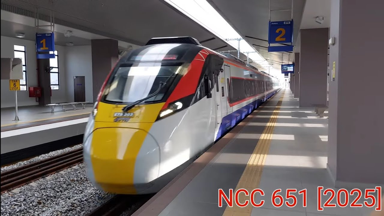 {ETS 303 Debut} ETS - KTM Class 94 Arriving Kluang - YouTube