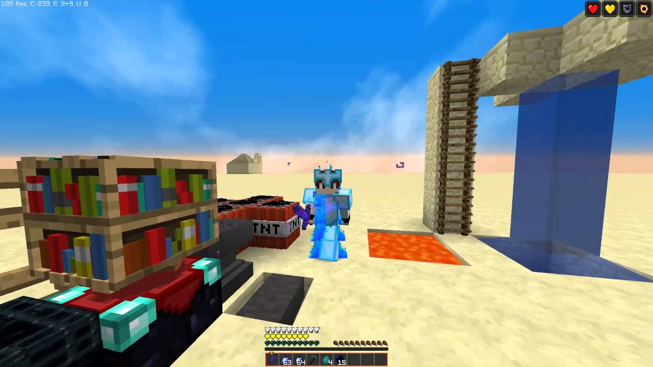 Minecraft txt 3D (Do pvp i luźnej gry) - YouTube