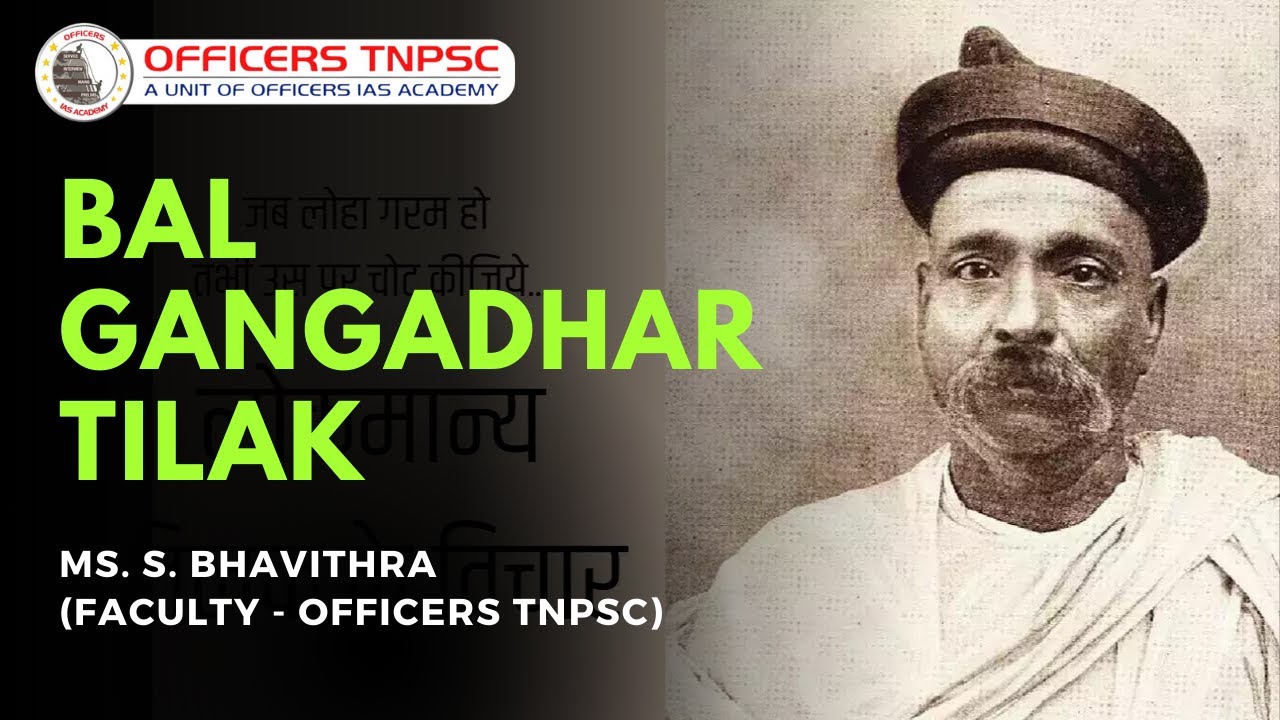 Bal Gangadhar Tilak |Indian National Movement Freedom Fighter | Ms. S ...