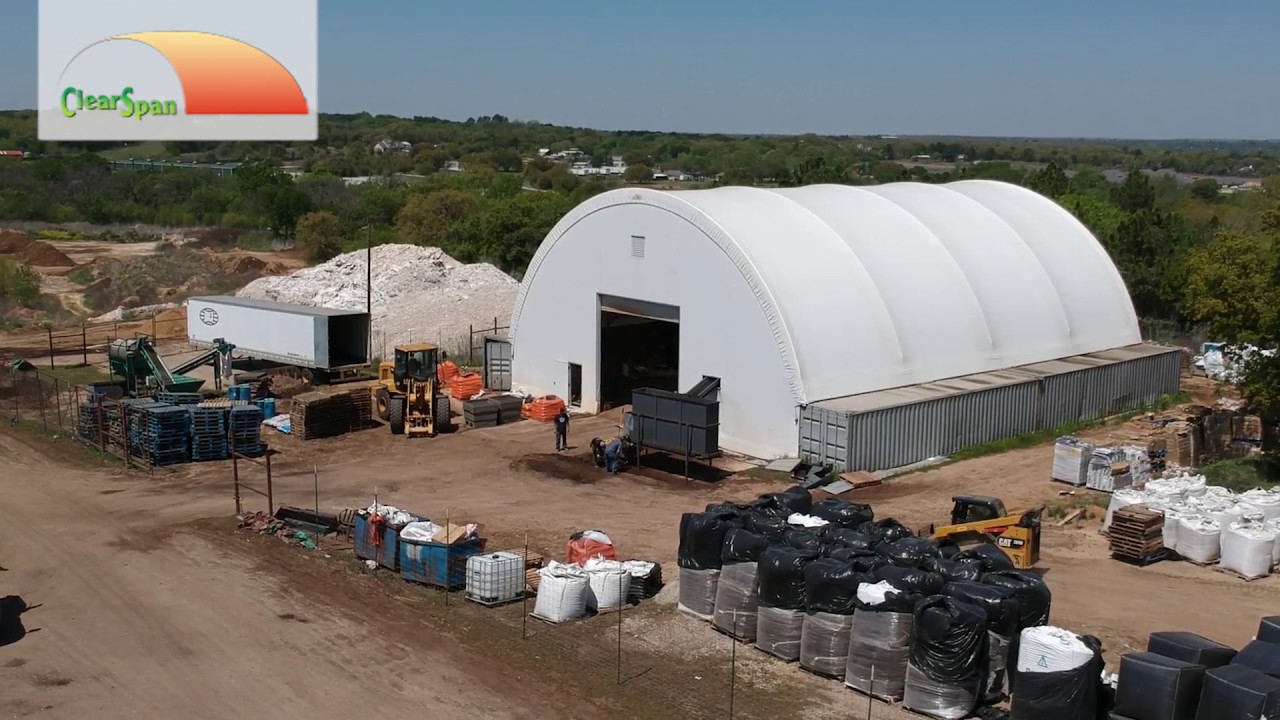 ClearSpan Container Building - Azle, Texas - YouTube