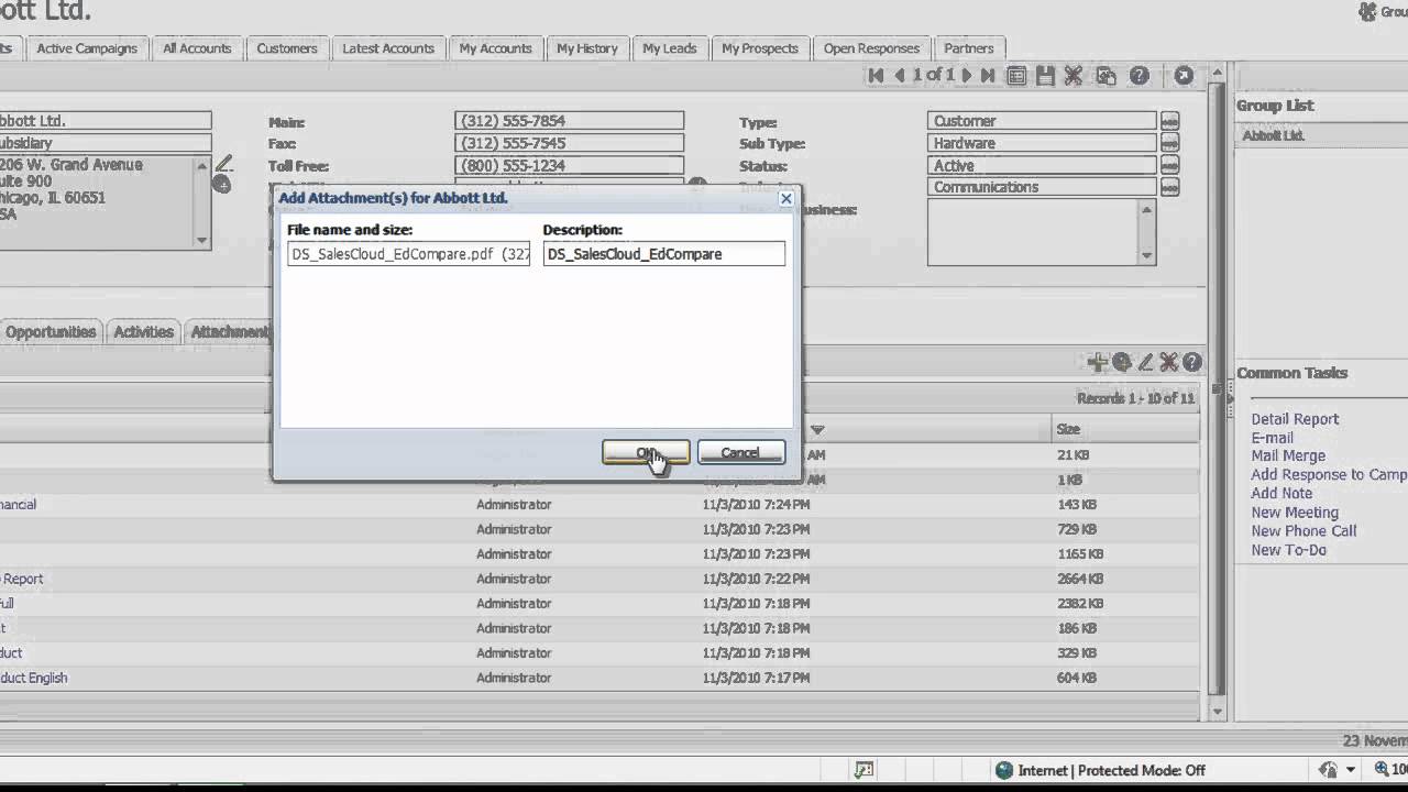 SalesLogix Attachements - SalesLogix Demo Series - YouTube