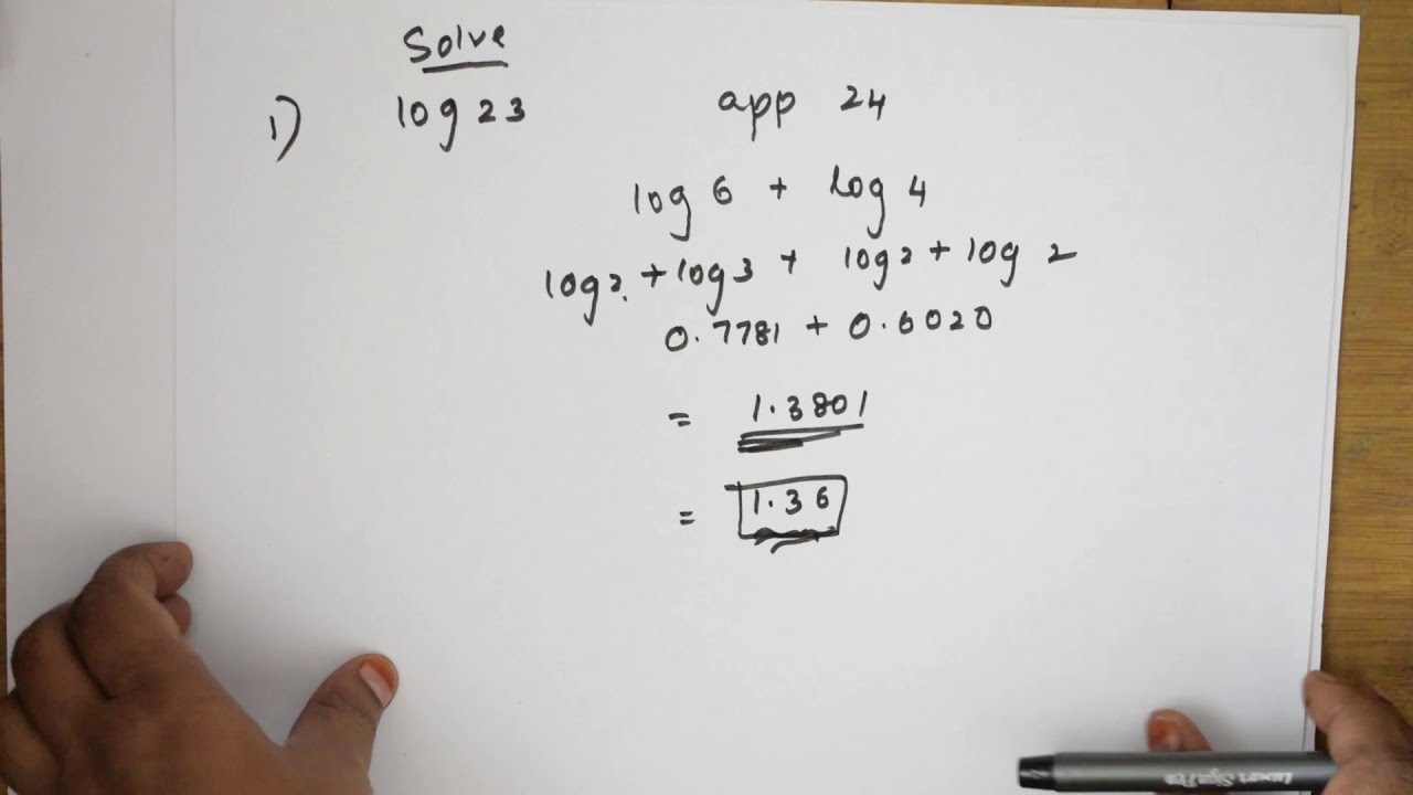 How To Find Logarithm Without Log Tables Tricks And Tips Series For JEE How To Find Logarithm Without Log Tables Tricks And Tips Series For JEE