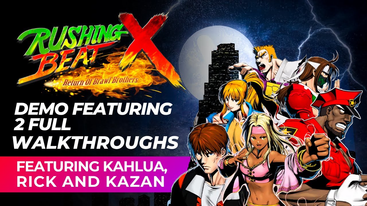 Rushing Beat X Demo Gameplay – 3 Characters, All Combos, Full A+ ...