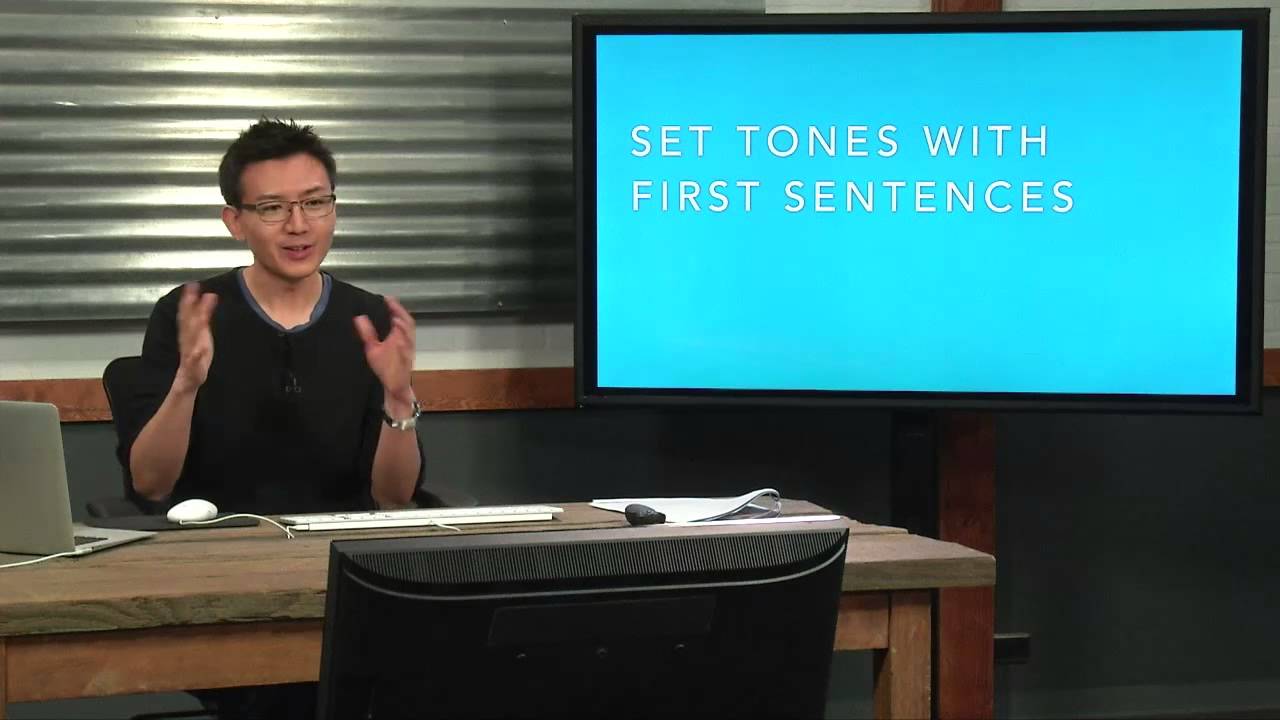 The Easy Way to Write That First Sentence - YouTube