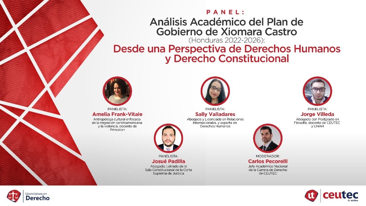 Panel: Análisis Académico del Plan de Gobierno de Xiomara Castro - YouTube