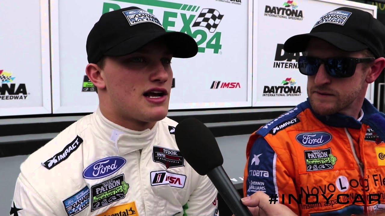 #Rolex24 Live Blog: Interview with Charlie Kimball & Sage Karam - YouTube