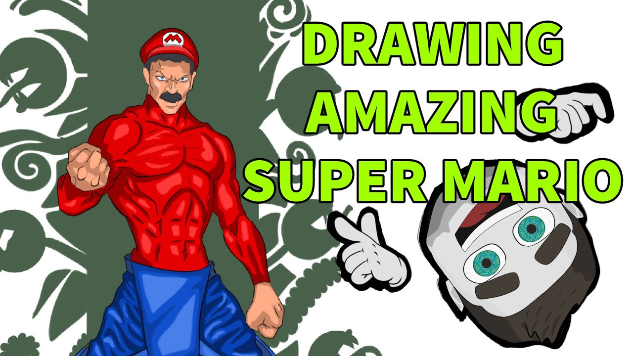 How to draw Super Mario as Superhero/2020 Edition - YouTube