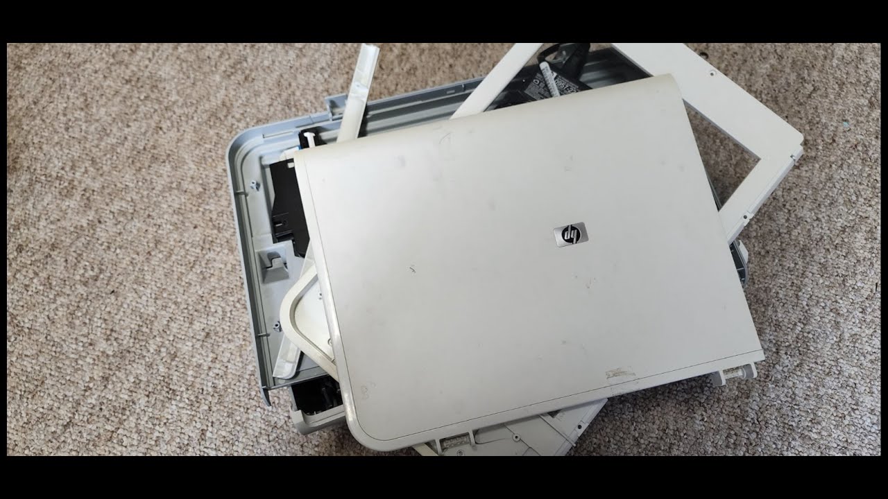 (Attempting) Disassembling an HP Deskjet F4280 - YouTube