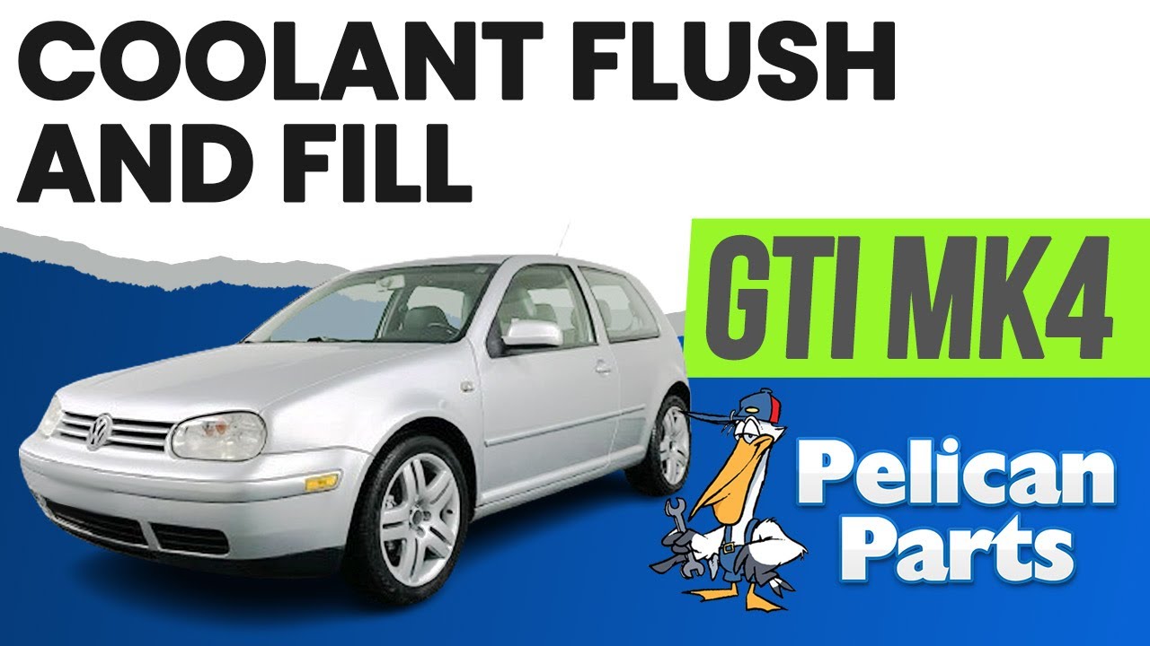 Volkswagen Golf GTI MK4 Coolant Flush and Fill (2000-2006) - YouTube