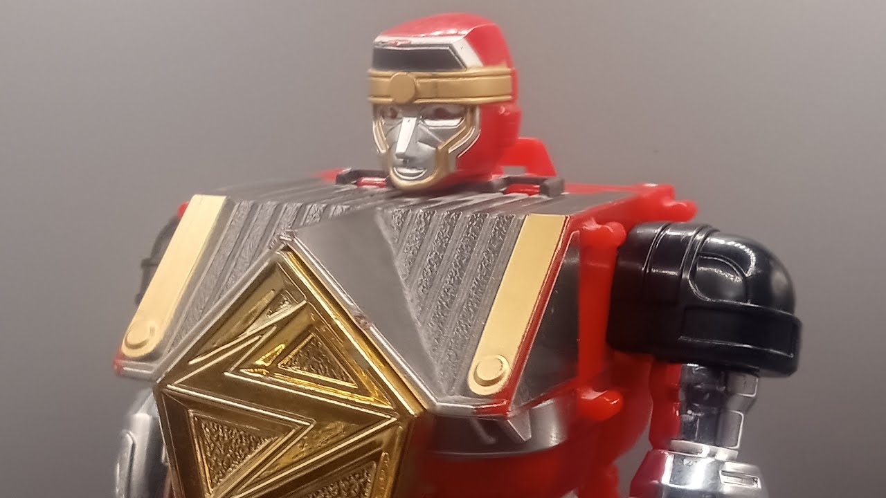 Vintage 1995 Mighty Morphin Power Rangers Red Shogunzord Megazord - YouTube