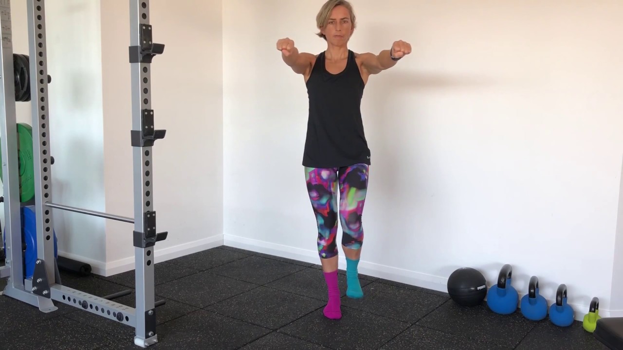 Single leg balance with twist - YouTube