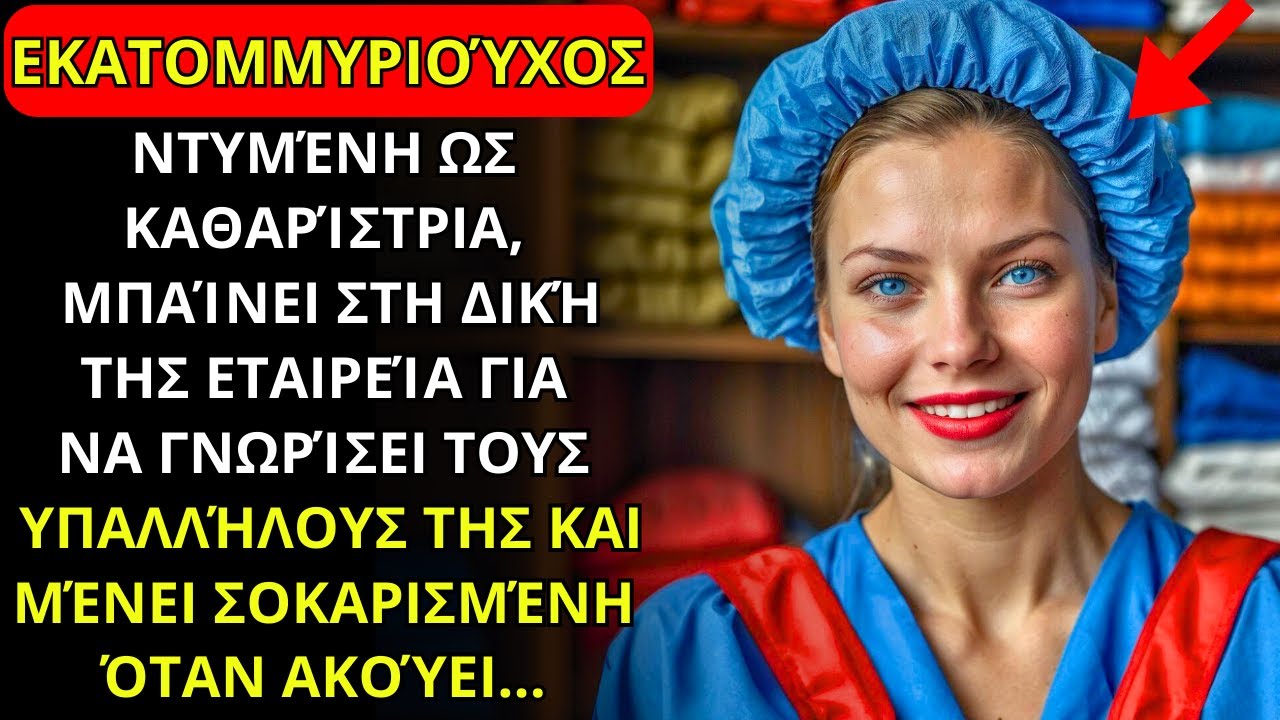 ΜΙΑ ΕΚΑΤΟΜΜΥΡΙΟΥΧΟΣ ΜΕΤΑΜΦΙΕΖΕΤΑΙ ΣΕ ΚΑΘΑΡΙΣΤΡΙΑ ΚΑΙ ΜΠΑΙΝΕΙ ΣΤΗ ΔΙΚΗ ...