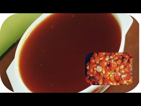 HOW TO MAKE PALM OIL/ COOKING PALM KERNEL FRUIT ADVENTURE RESULT AT ...